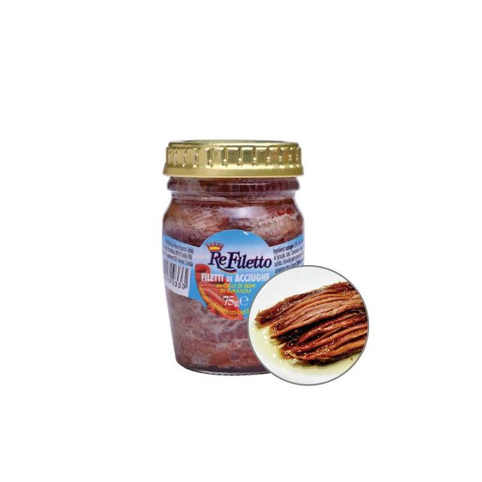 Anchovy fillet in sunflower oil, cheap price | Food Promart