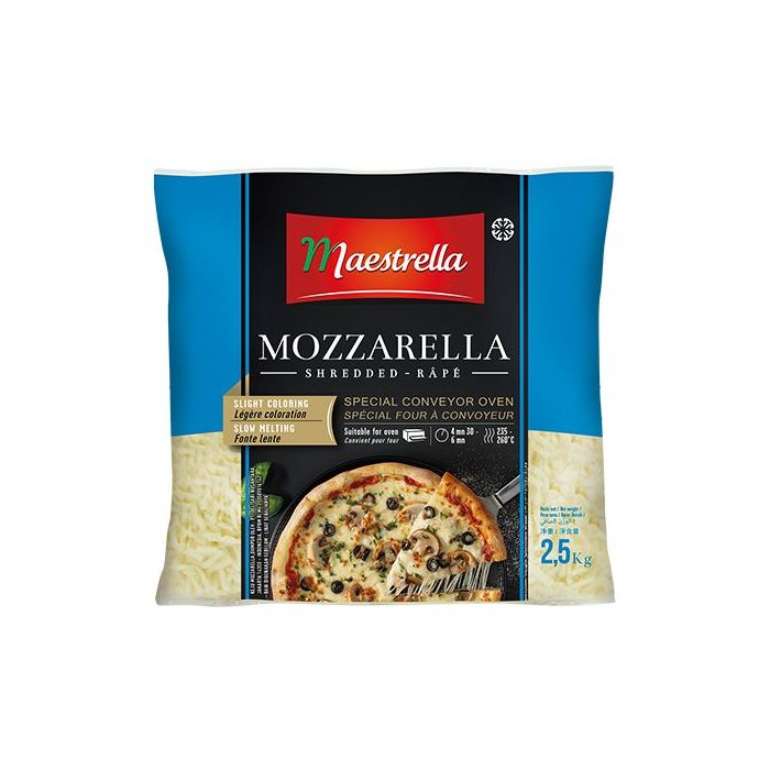 Grated mozzarella cheese Pizza topping cheese, 2.5 kg, good price ...